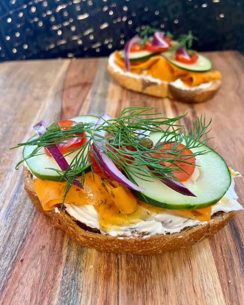 CARROT LOX TOAST - Olive You So Matcha