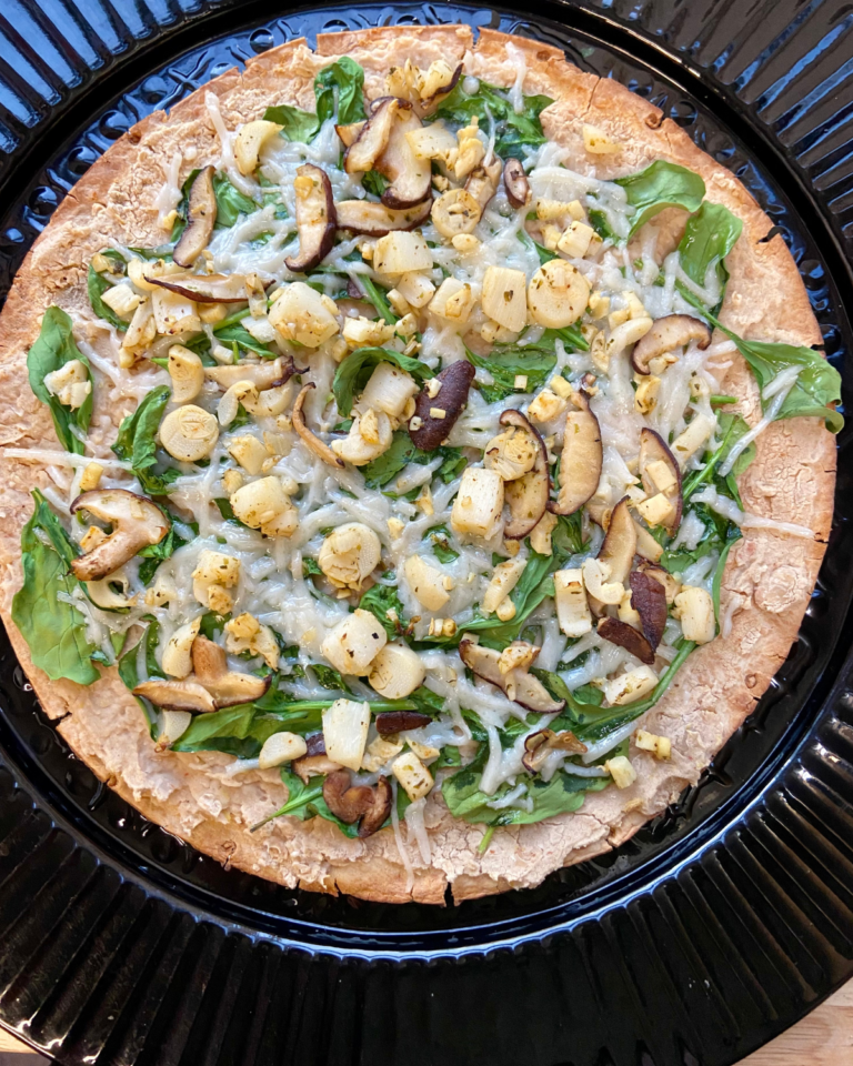 SEAFOOD-INSPIRED VEGAN PIZZA - Olive You So Matcha