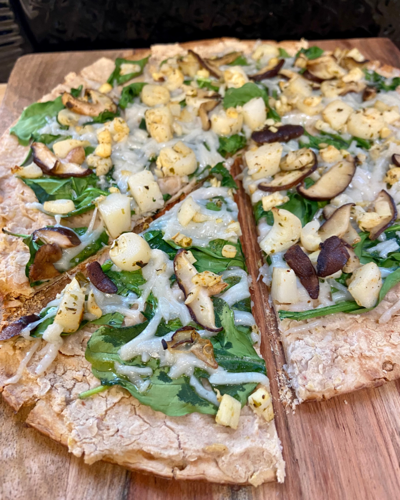 SEAFOOD-INSPIRED VEGAN PIZZA - Olive You So Matcha