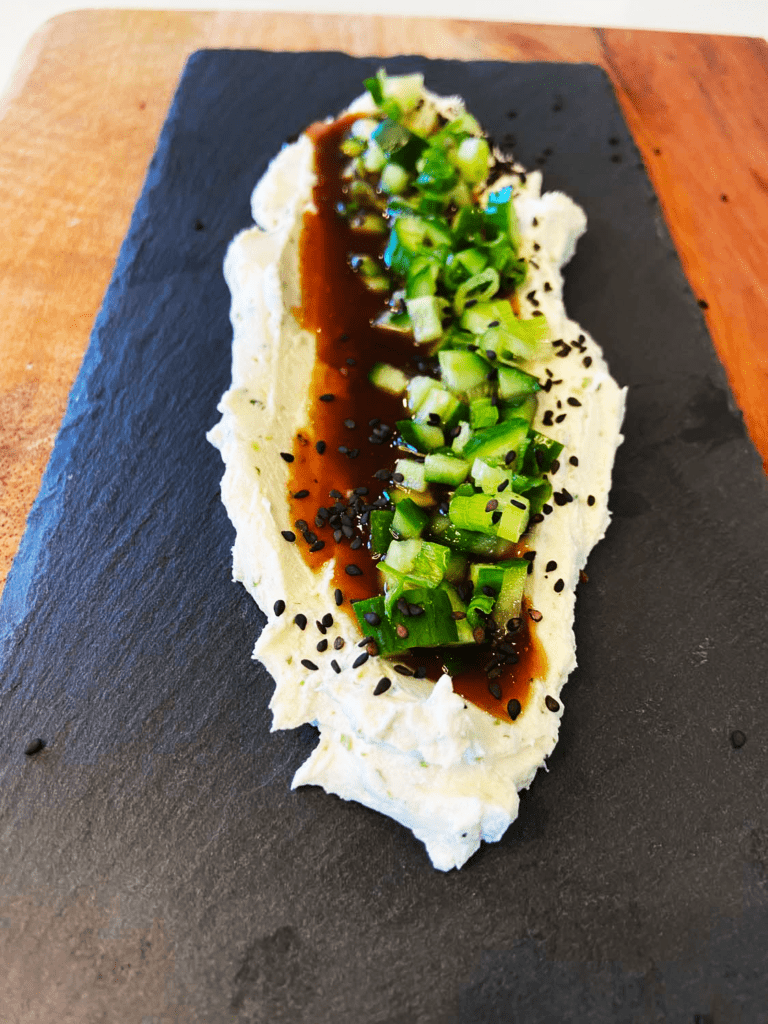 MISO CARAMEL AND WASABI SPREAD SNACK PLATE - Olive You So Matcha