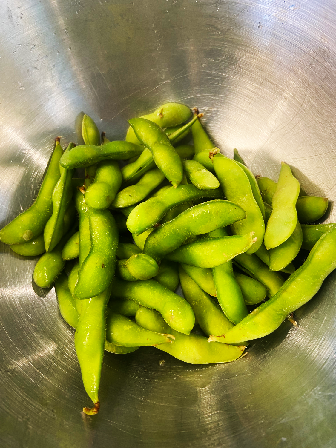 Edamame with garlic soy sauce : easy recipe - Olive You So Matcha