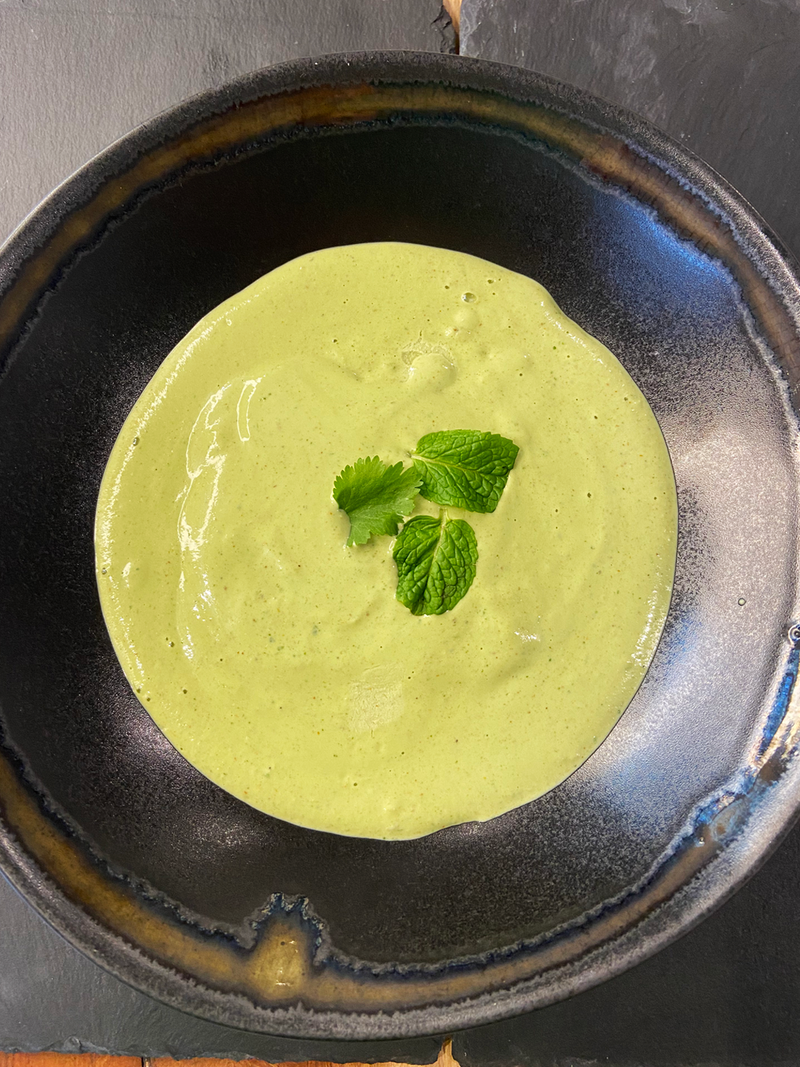 Cilantro Mint Vegan Crema : dairy free - Olive You So Matcha