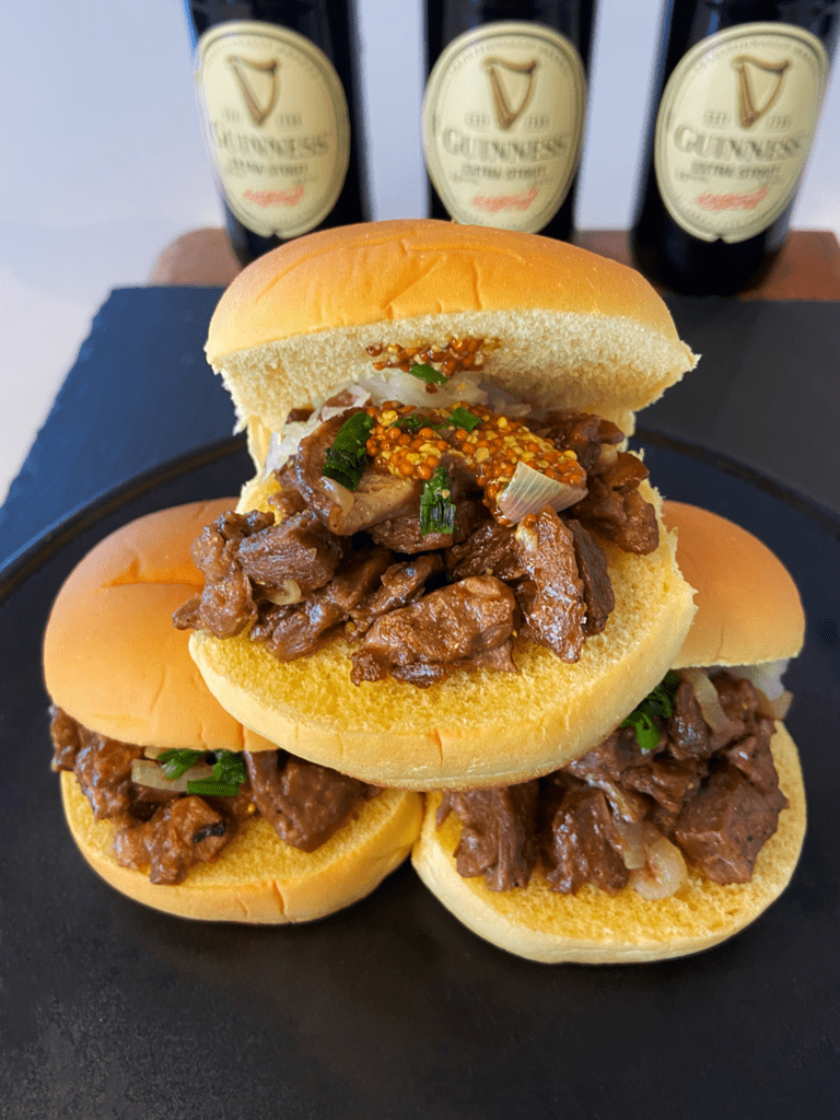 Guinness Vegan Steak Sliders : vegan Beyond steak tips recipe - Olive ...