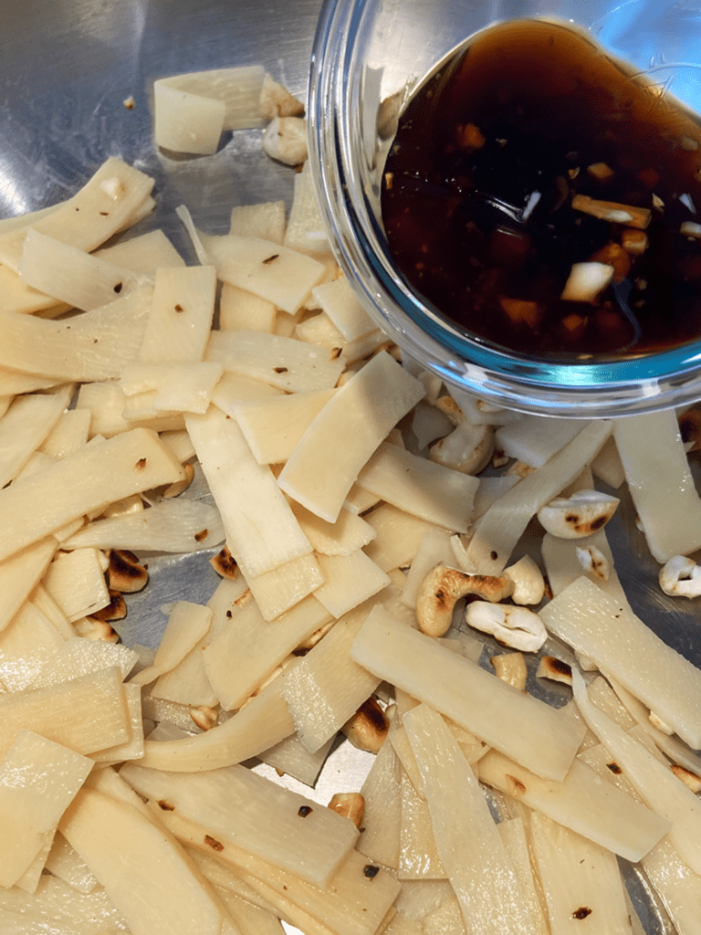 How to cook canned bamboo shoots : easy vegan recipe - Olive You So Matcha