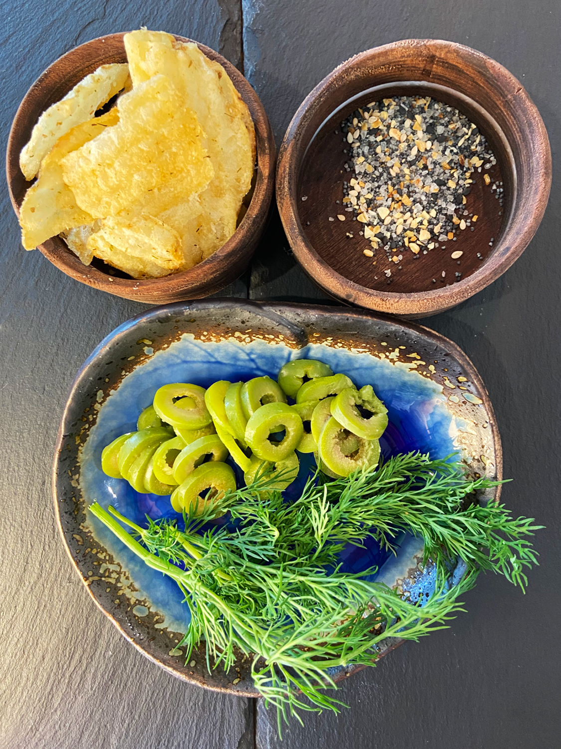 vegan deviled egg dip made with white beans - Olive You So Matcha