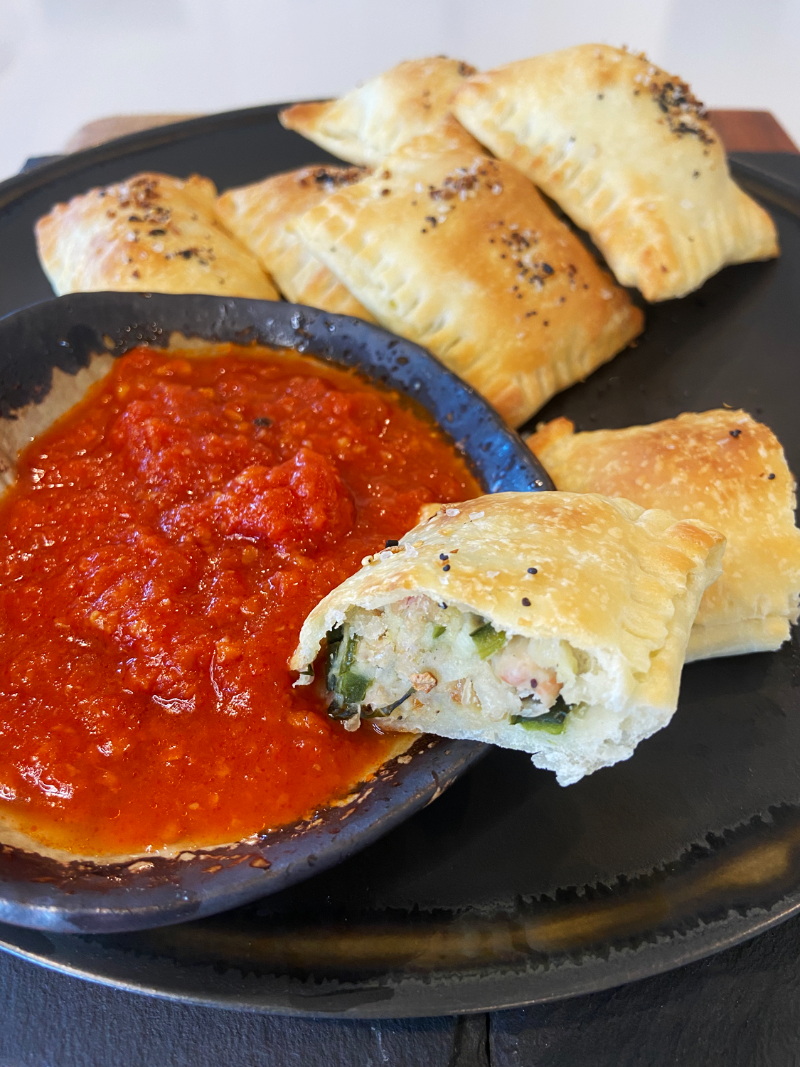 Air Fryer Vegan Hot Pockets : Pepper Poppers with White Beans - Olive ...