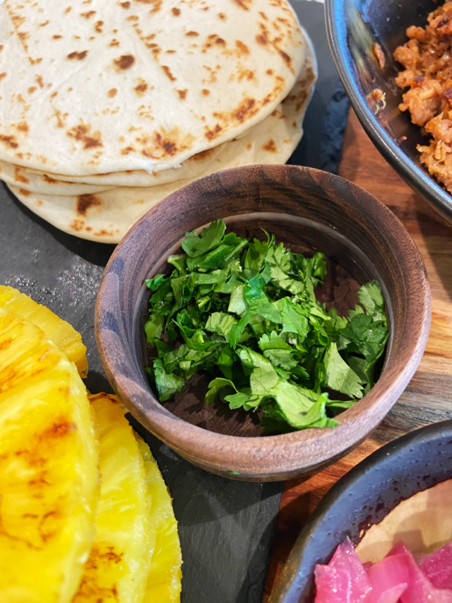 Hawaiian Korean inspired Vegan Beyond ground beef tacos - Olive You So ...
