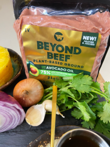 Hawaiian Korean inspired Vegan Beyond ground beef tacos - Olive You So ...
